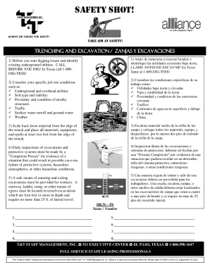 Fillable Online Ground Disturbance and Damage Prevention Fax Email ...