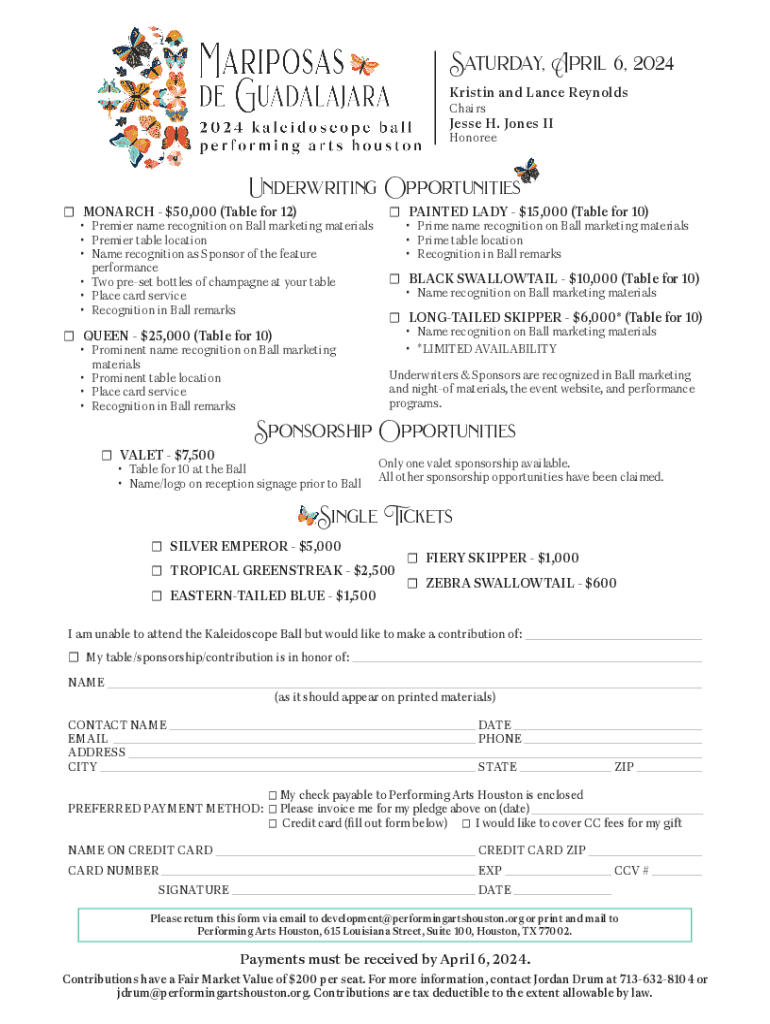 Fillable Online Kristin and Lance Reynolds Fax Email Print - pdfFiller