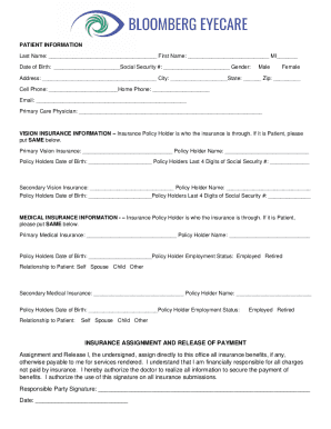 Fillable Online INSURANCE ASSIGNMENT AND RELEASE OF ... Fax Email Print ...