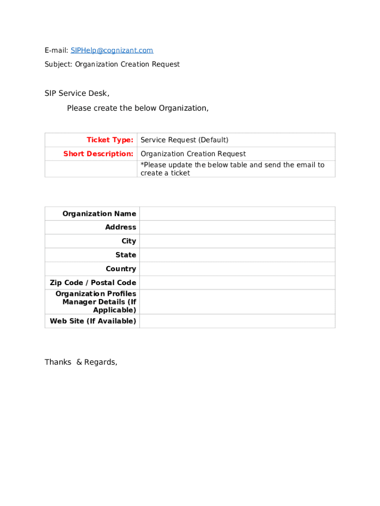 Service Desk, Email Template, Ticketing Support System Doc Template ...