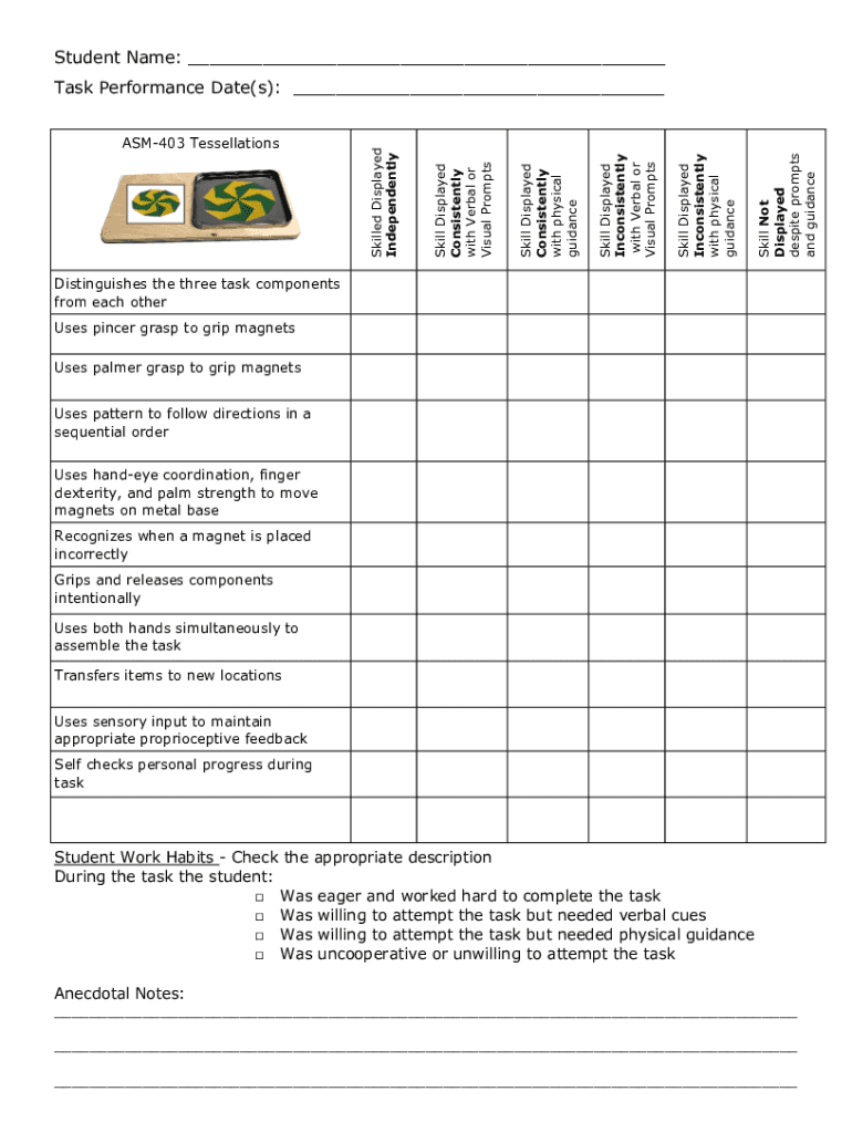 Fillable Online Using the Formative Assessment Rubrics ... - Common ...