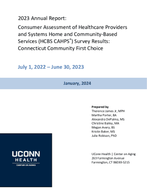 Fillable Online CAHPS Home and Community-Based Services (HCBS) ... Fax ...