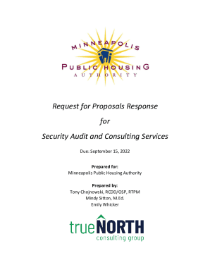 Fillable Online Request for Proposals Response for Security Audit and ...