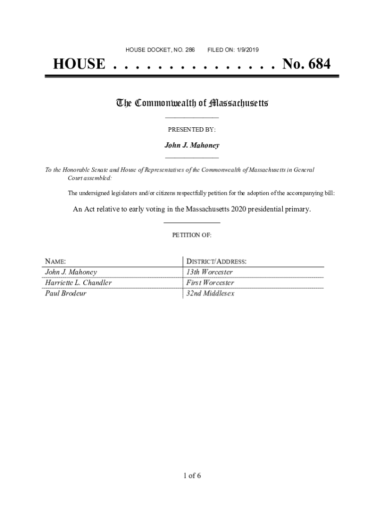 Fillable Online HOUSE . . . . . . . . . . . . . . . No. 684 Fax Email ...