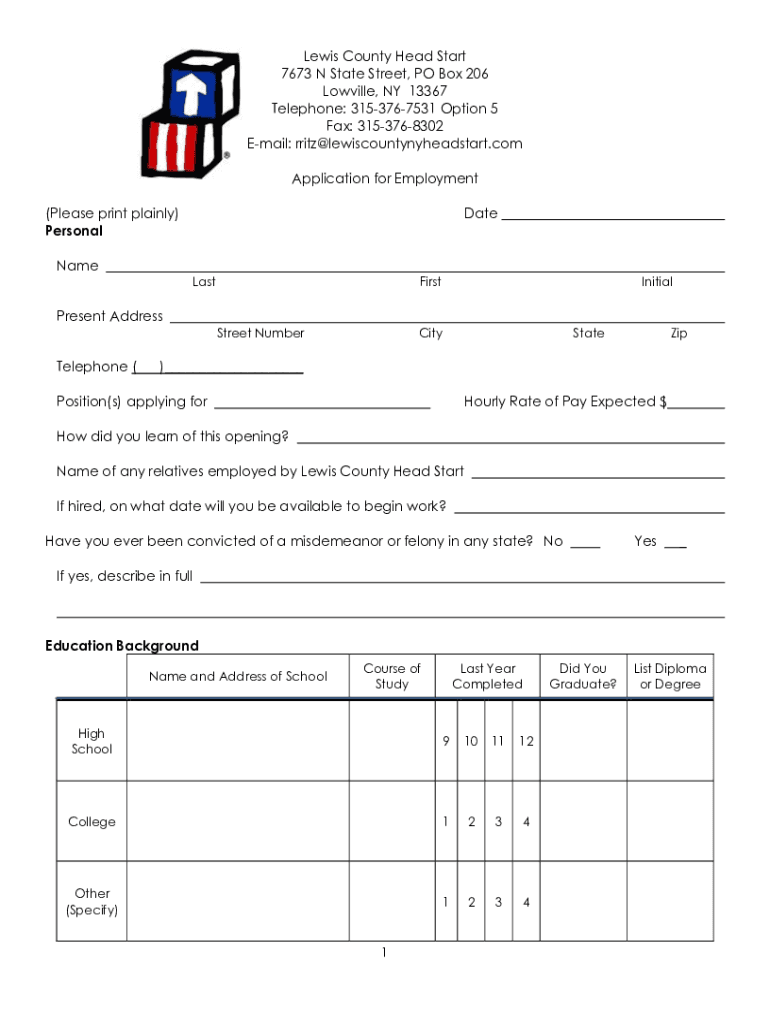 Fillable Online Lewis County Head Start - GuideStar Profile Fax Email ...
