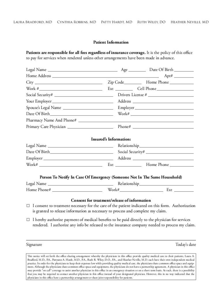 Fillable Online Laura Bradford, MD Fax Email Print - pdfFiller