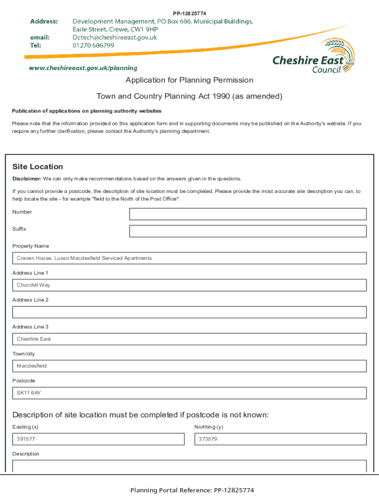 Fillable Online Application for Planning Permission - IIS Windows ...