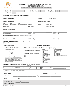 Fillable Online FROM DR. HANI... - Simi Valley Unified School District Fax Email Print - pdfFiller