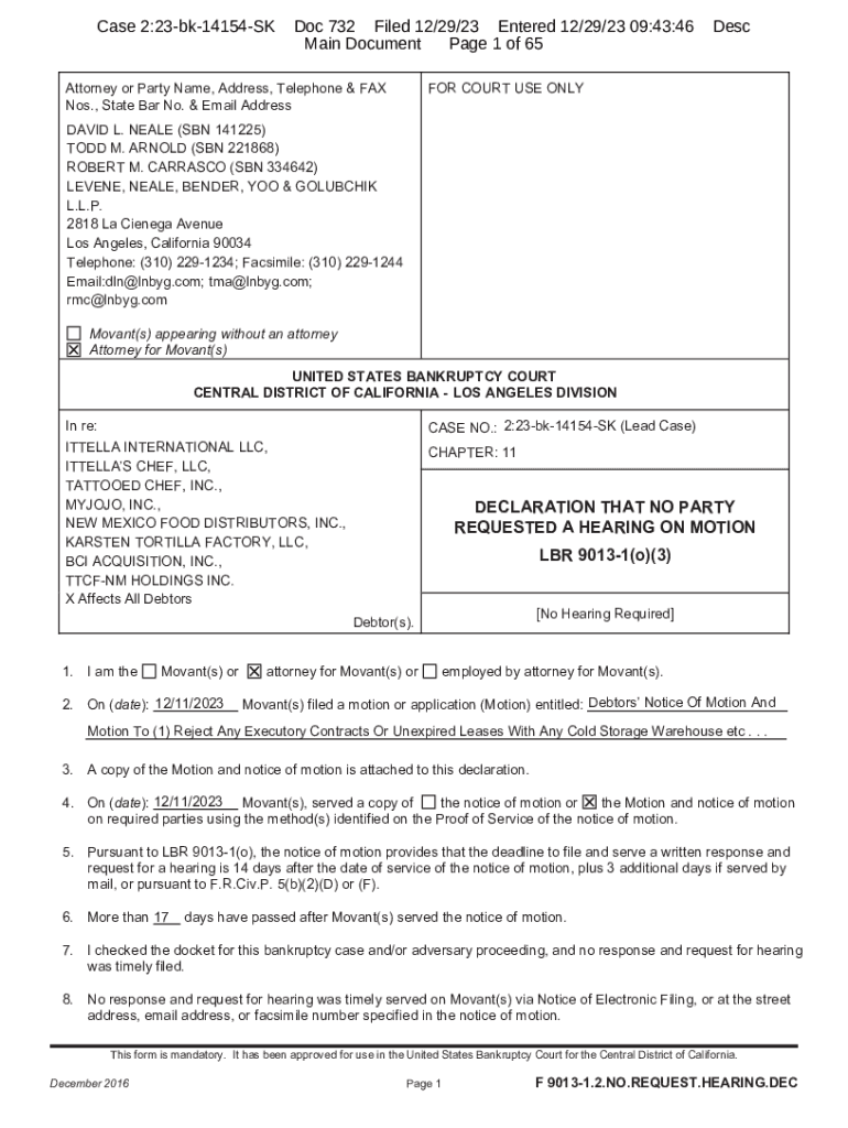 Fillable Online Case 2:14-bk-24463-RK Doc 1 Filed 07/29/ ... Fax Email Print - pdfFiller