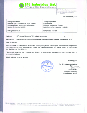 Fillable Online SPL Industries Ltd/Delhi - Company Profile and News Fax Email Print - pdfFiller