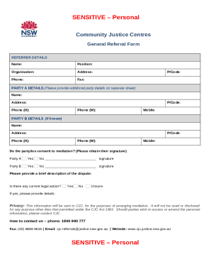 -referral-general Doc Template | pdfFiller