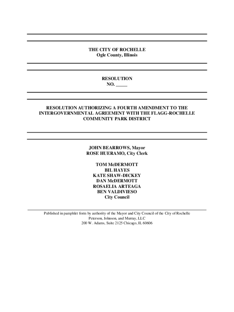 Fillable Online City council: Redevelopment agreement with new owners ...