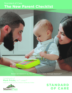 Fillable Online The New Parent Checklist Fax Email Print - pdfFiller
