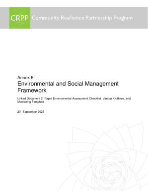 Fillable Online Rapid Environmental Assessment Checklist, Various ...