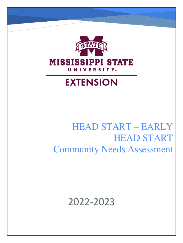 Fillable Online Early Head Start and Head Start Community Needs ...