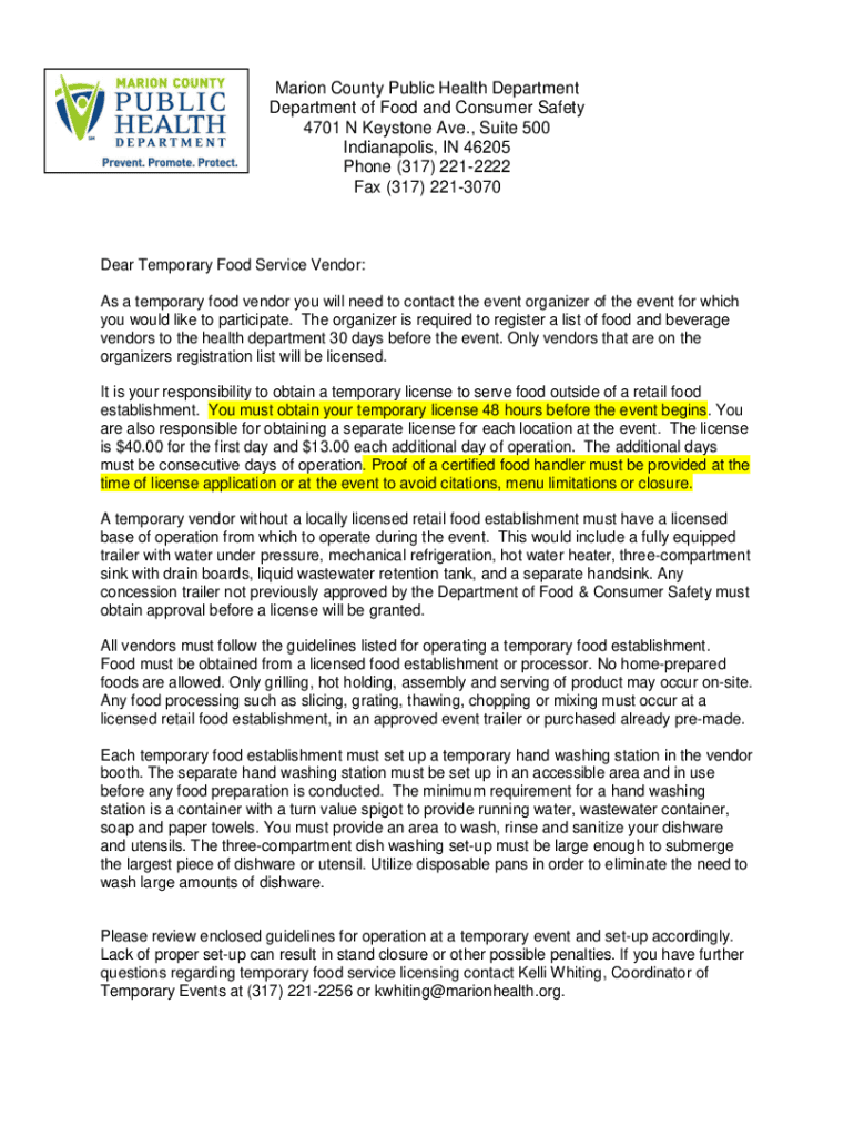 Fillable Online MCPHD - Food Inspections Fax Email Print - pdfFiller