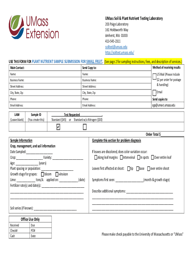 Fillable Online ag umass timing spring vegetable planting in a changing climate Fax Email Print ...
