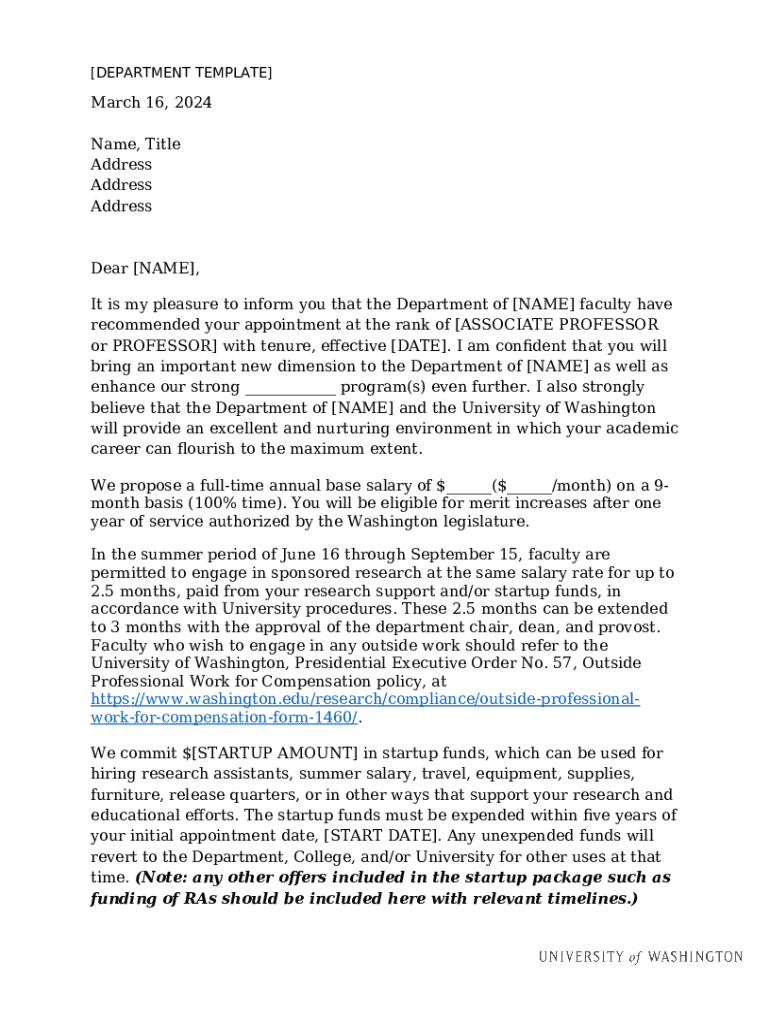 s and letters - UW College of Engineering Doc Template | pdfFiller