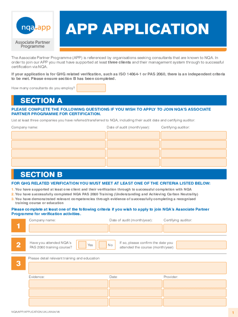 Fillable Online Join Our Associate Partner Programme (APP) Fax Email Print - pdfFiller