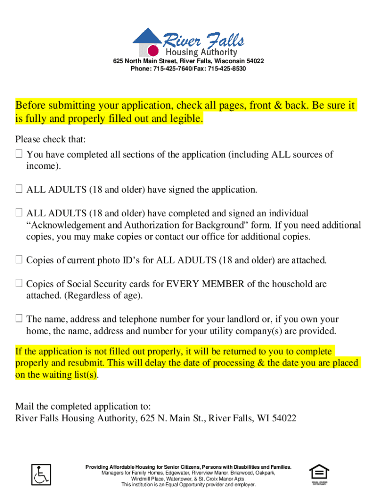 Fillable Online Before submitting your application, check all pages ...
