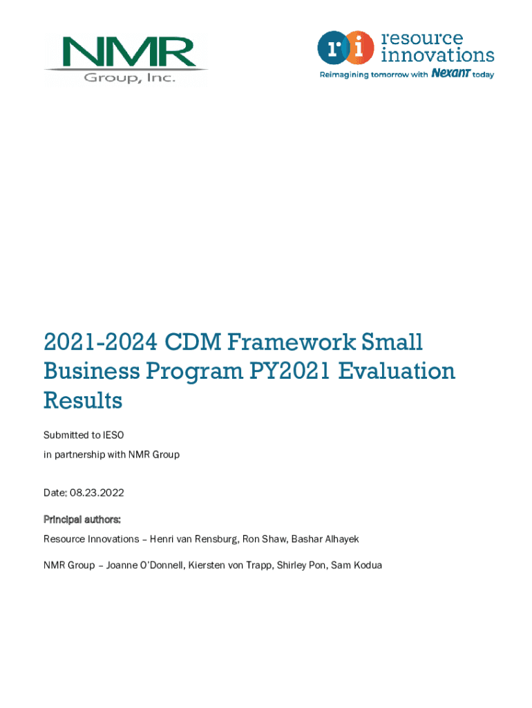 Fillable Online Interim Framework Retrofit PY2021 Evaluation Results ...