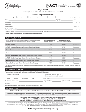 Fillable Online PNP-Registration-form 2024. Registration form for ACT ...