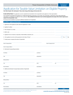 Fillable Online Form AP-243, Application for Taxable Value Limitation ...