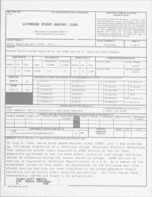 Fillable Online NRC Form 366A Fax Email Print - pdfFiller