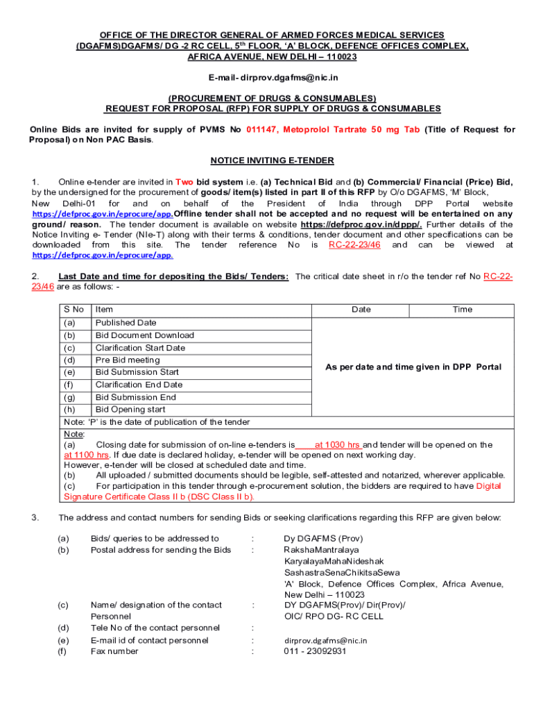 Fillable Online DG -2 RC CELL, 5th FLOOR, 'A' BLOCK, DEFENCE Fax Email ...