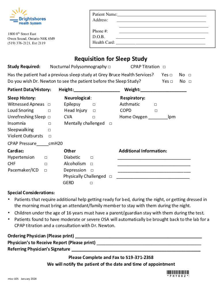 Fillable Online Owen Sound Hospital - Ambulatory Care Department Fax Email Print - pdfFiller