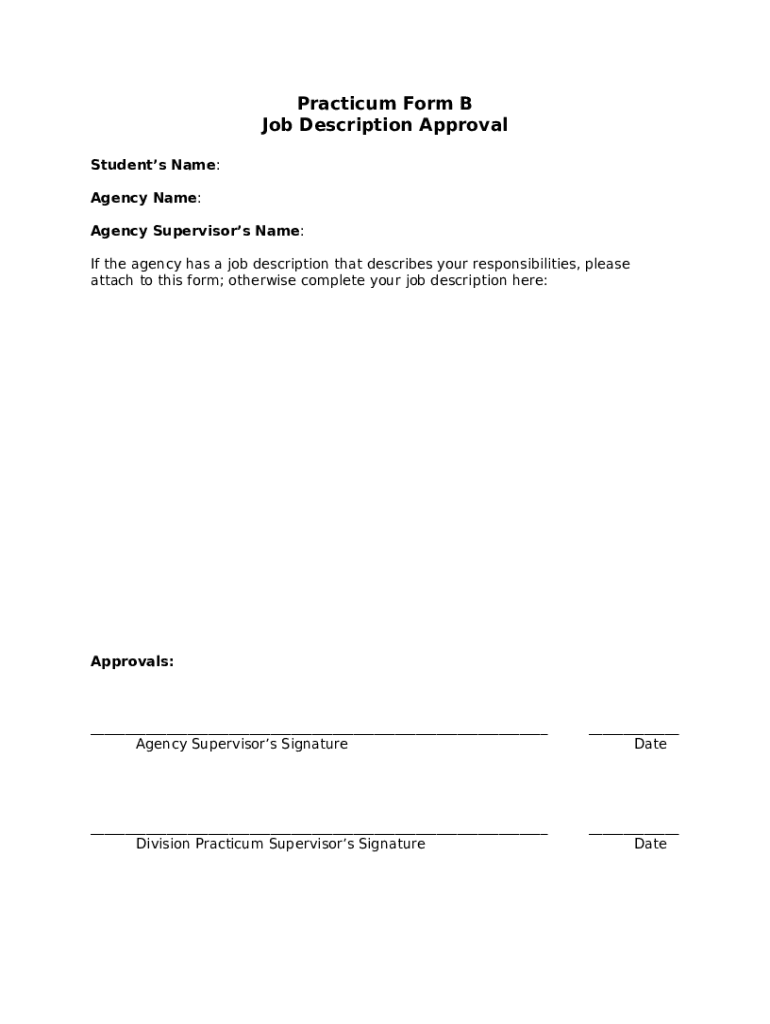 Job Descriptions: Templates and Examples Doc Template | pdfFiller
