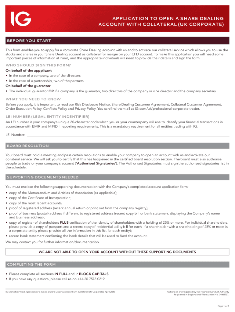 Fillable Online a c-dn APPLICATION TO OPEN A SHARE DEALING ACCOUNT ...