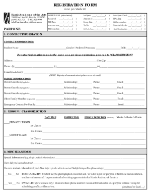 Fillable Online HAA Registration Form - NEW 4.pub Fax Email Print ...