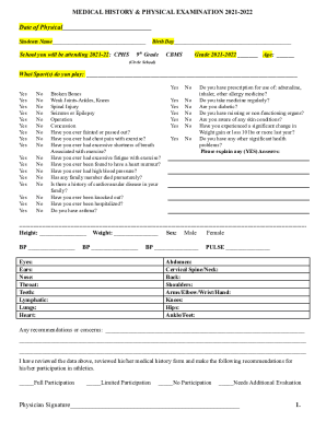 Fillable Online Physical Sheet.doc Fax Email Print - pdfFiller