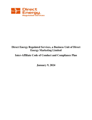 Fillable Online direct energy regulated services multiple site form Fax ...