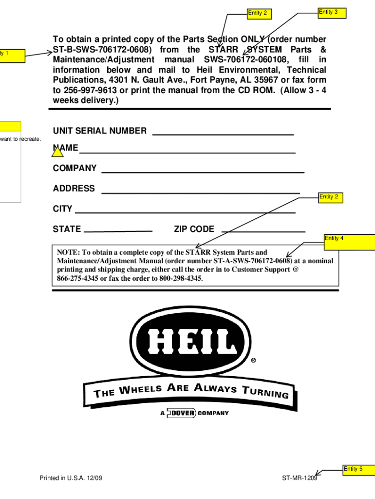Fillable Online To obtain a printed copy of the Parts Section ONLY ...