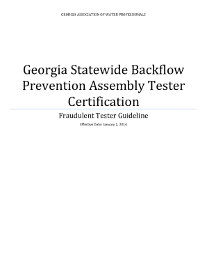 Fillable Online Georgia Statewide Backflow Prevention Assembly Tester ...