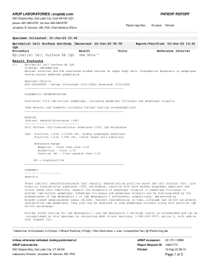 Fillable Online ARUP LaboratoriesNational Reference Laboratory Fax ...