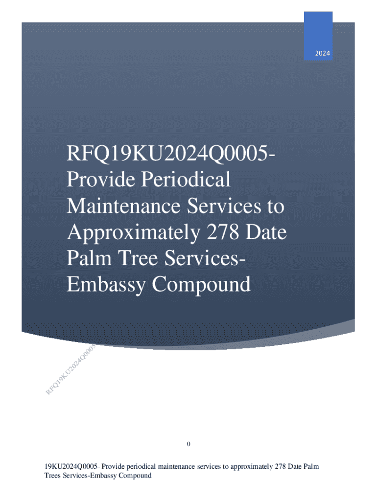 Fillable Online DEMO Request for Tender Service for Date Palm Tree ... Fax Email Print - pdfFiller