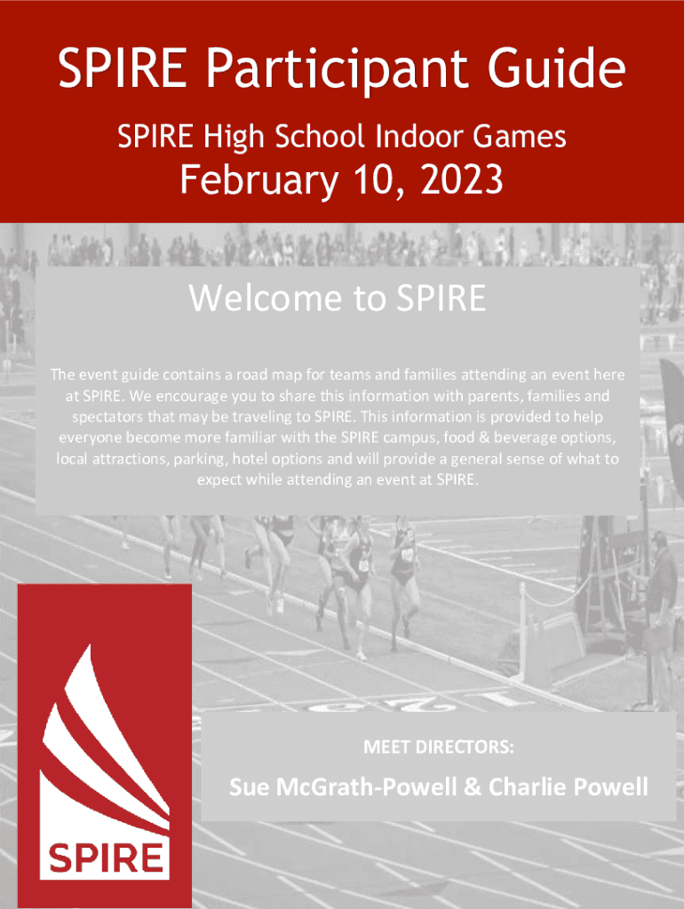 Fillable Online Indoor Track & Field Returns To SPIRE Institute This ...