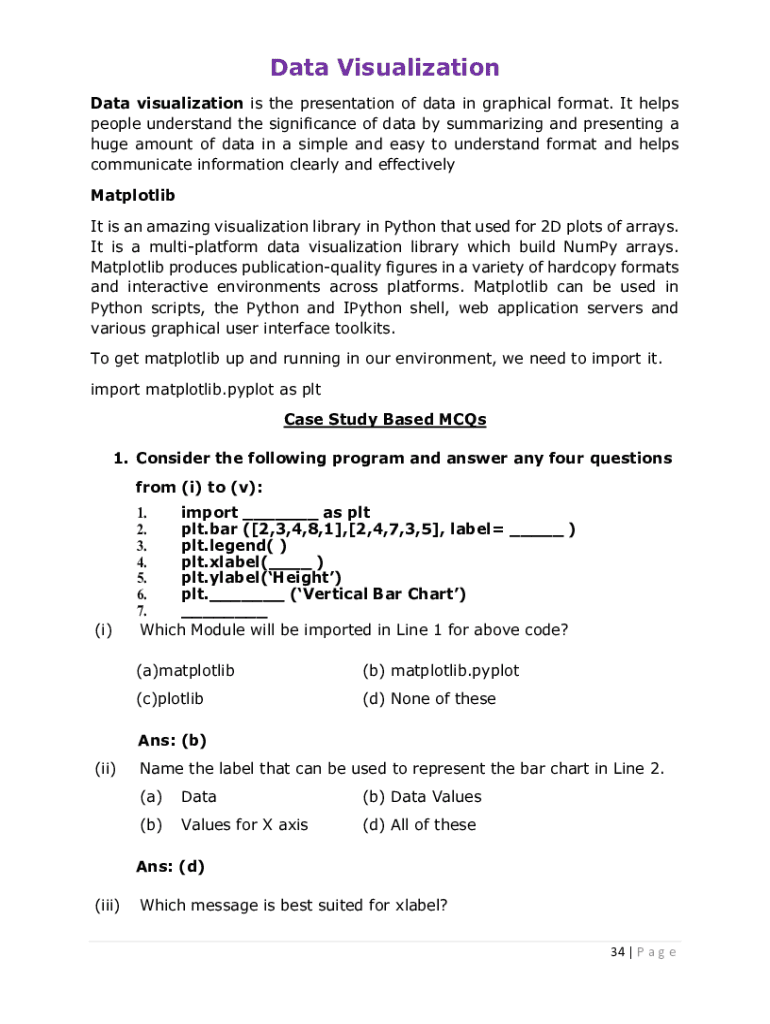 Fillable Online What is Data Visualization & Why Is It Important? Fax ...