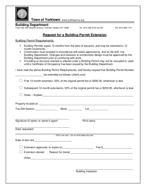 Fillable Online Building Permit FormsYork County, VA Fax Email Print ...