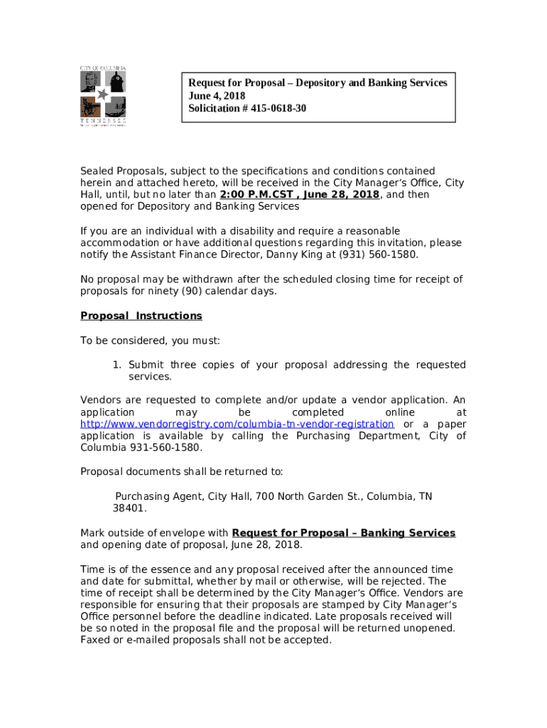 Bid PostingsStatement of Qualifications: City of Colonial Doc Template ...