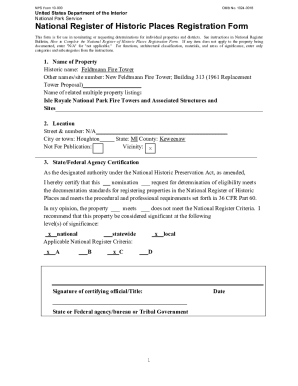 Fillable Online Isle Royale - NatioNal Park Fax Email Print - pdfFiller