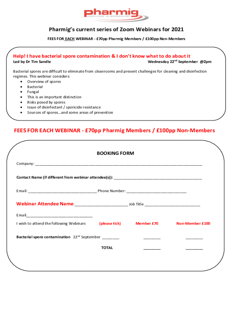 Fillable Online I have bacterial spore contamination & I don't know ...