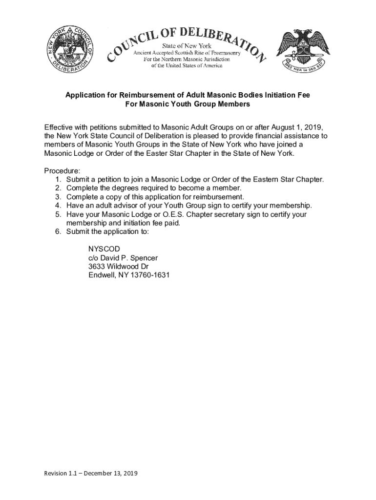 Fillable Online Masonic Assistance Request Form Fax Email Print - pdfFiller