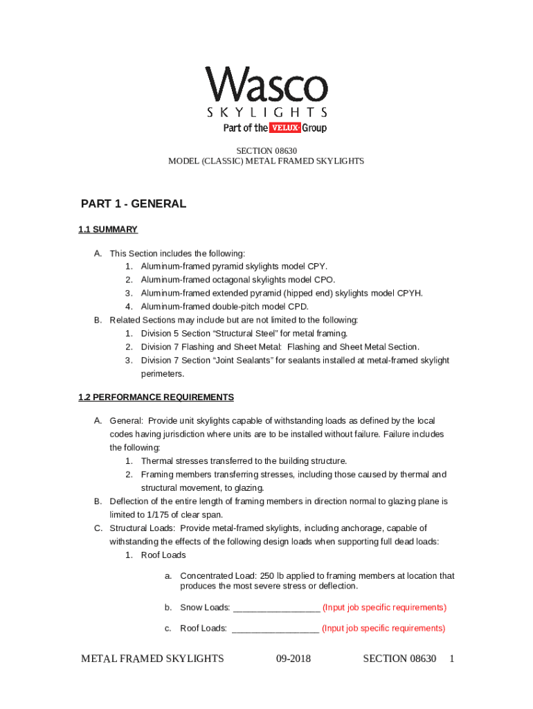 Commercial Octagonal SkylightsClassic and Pinnacle ... Doc Template ...