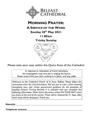 Fillable Online Church notices and Pew Sheets Fax Email Print - pdfFiller