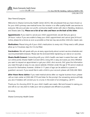 Fillable Online Dignity Health and Shasta Community Health Center Sign ...