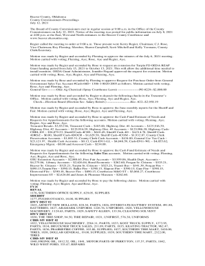 Fillable Online beaver okcounties Vice-Chairman; Roy Fleming, Member ...